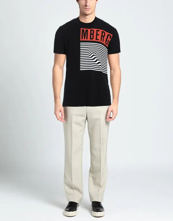 BIKKEMBERGS T-shirt Size Cotton, Elastane
