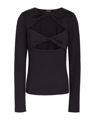 8 BY YOOX Long Sleeve Cut-out Knot Top