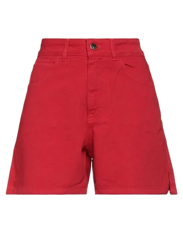 KAOS JEANS Denim Shorts - Red