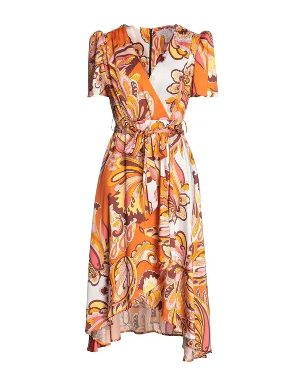 LIQUORISH Paisley Print Midi Dress