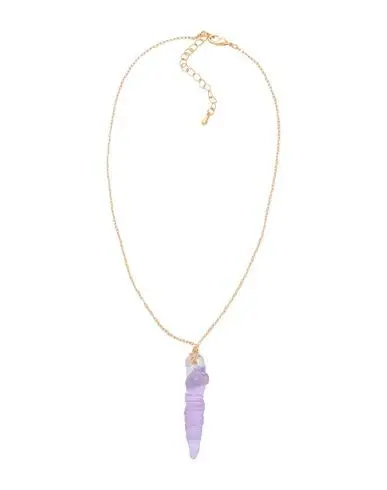 LEVENS JEWELS Stalactite Pendant Necklace - Purple