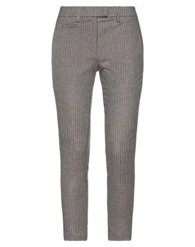 DONDUP Houndstooth Flannel Tapered Pants - Grey