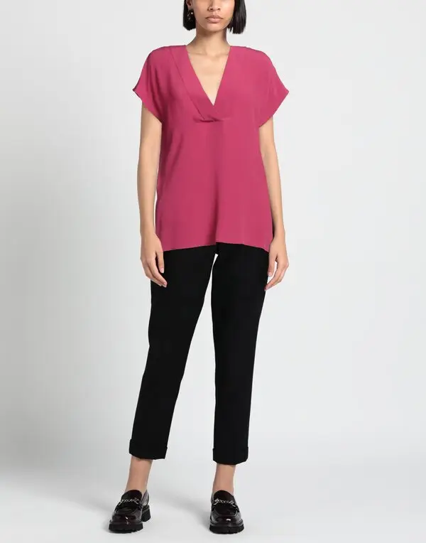 CARACTÈRE Crepe Top - Purple