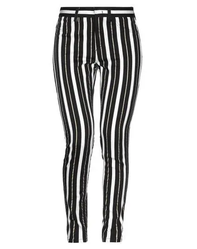DONDUP Striped Skinny Pants - Black