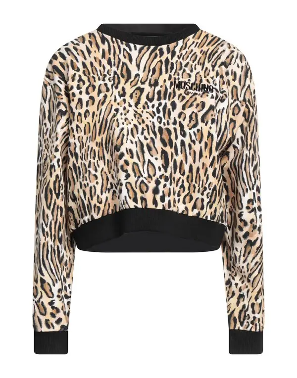 Moschino Sweatshirt With Leopard Print