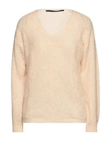BELLWOOD V-neck Sweater In Mohair Wool And Polyamide - Beige