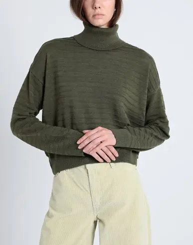 Only Turtleneck Knit Top - Green