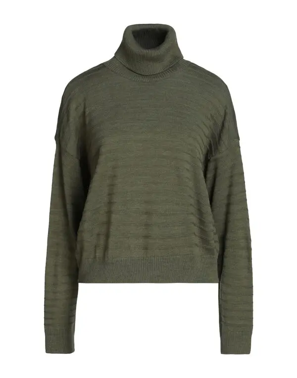 Only Turtleneck Knit Top - Green