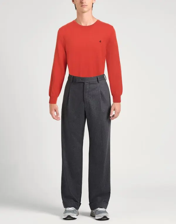 BROOKSFIELD Virgin Wool Sweater - Orange