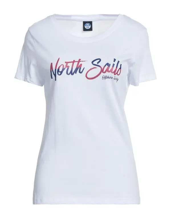 NORTH SAILS Logo-print Cotton T-shirt - White
