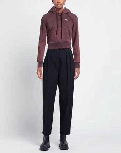 DIESEL® Sweatshirt Burgundy Size Cotton, Elastane - Red