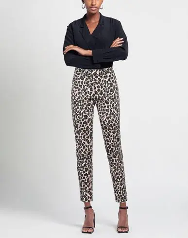 MICHAEL COAL Animal Print Tapered Chinos