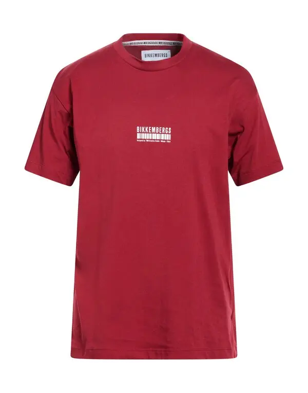 BIKKEMBERGS T-shirt Size Cotton, Elastane