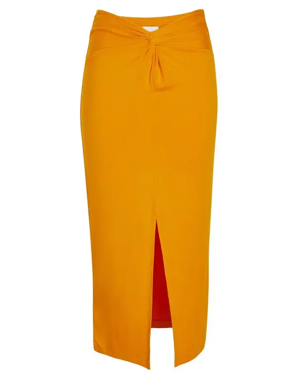8 BY YOOX Jersey Ruched Midi Skirt