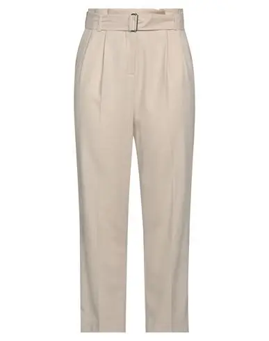 SFIZIO STUDIO Flannel Herringbone Pants - Beige