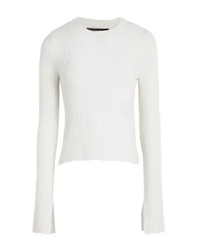 Vero Moda Crewneck Ribbed Knit Sweater - Ivory