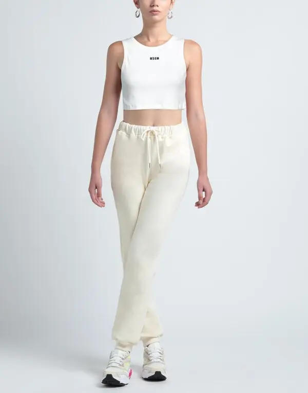 MSGM Crop Top - White
