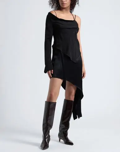 Topshop Satin One-shoulder Top