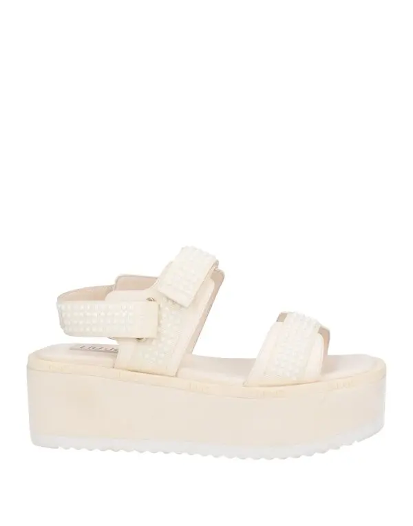 Liu Jo Leather Platform Sandals