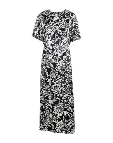 Topshop Floral Print Midi Dress In Black - 67% Off | Editorialist