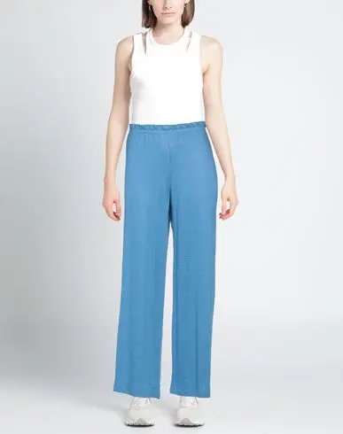 Majestic Filatures Linen-elastane Blend Pants - Blue