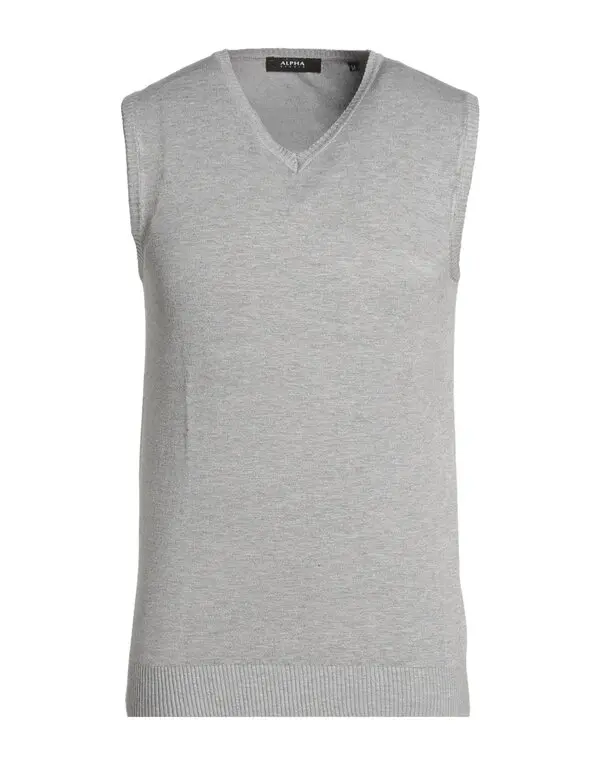 Alpha Studio Sleeveless Knitted Top - Grey