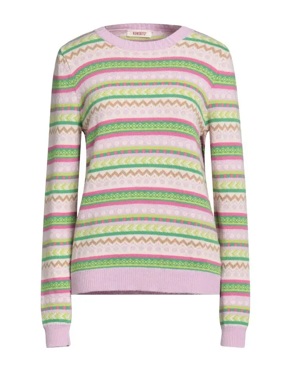 KONTATTO Multicolor Patterned Sweater