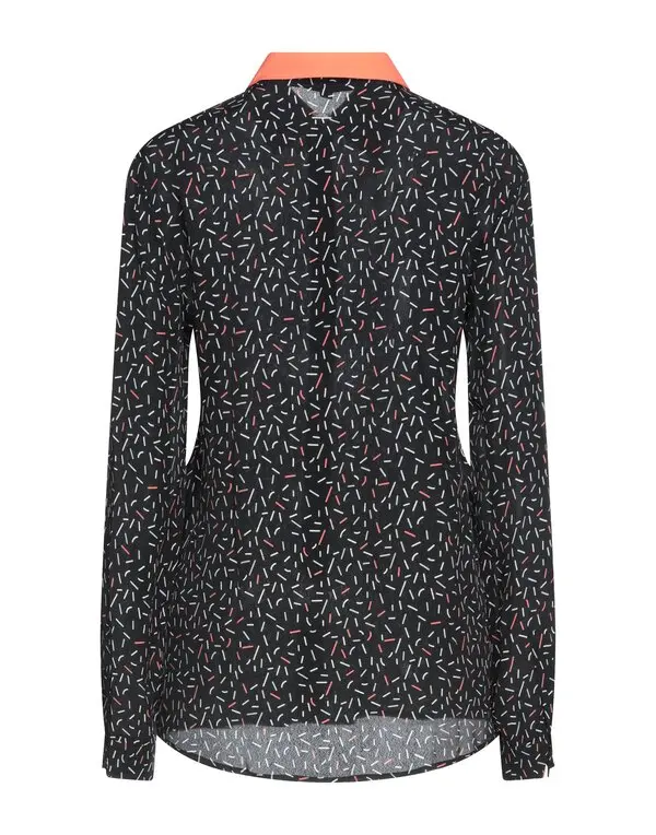 Armani Exchange Printed Crepe Shirt - Black