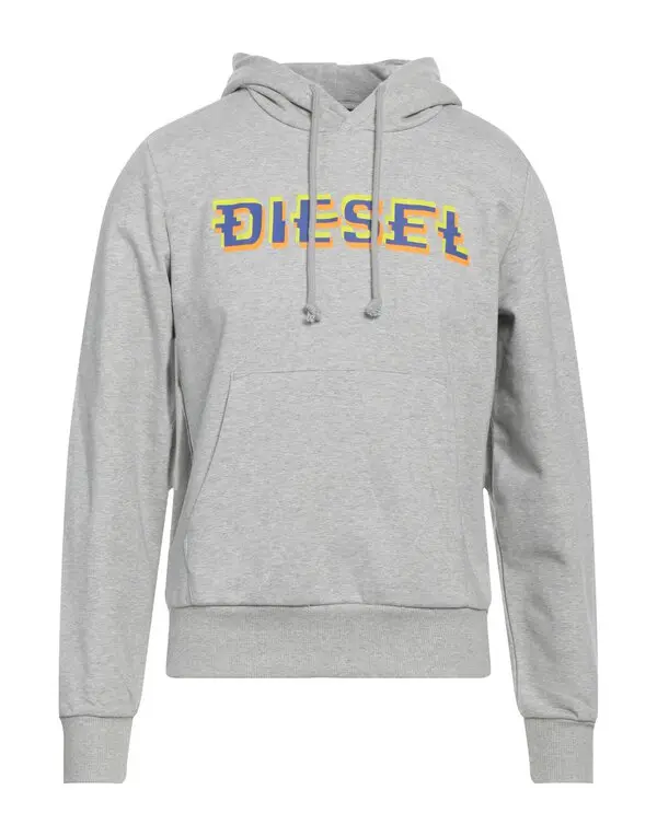 DIESEL Light Cotton-polyester Sweatshirt - Grey