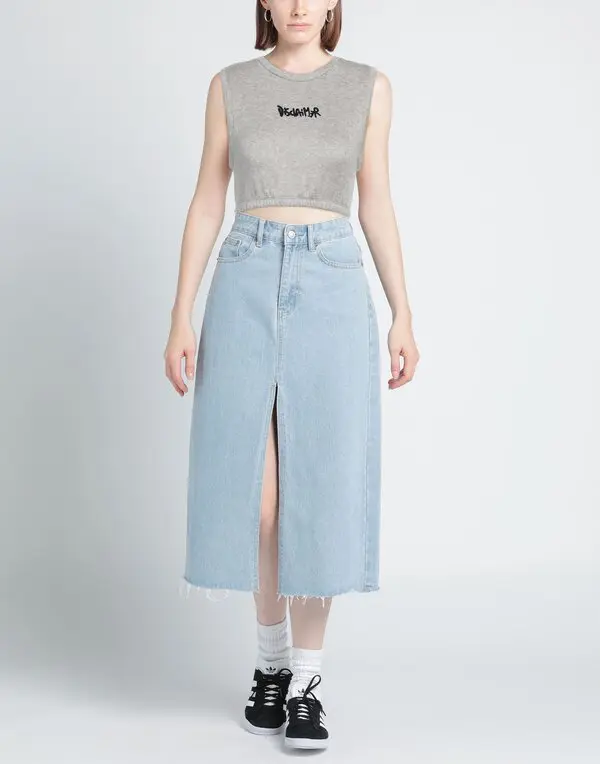 DISCLAIMER Knitted Crop Top - Grey