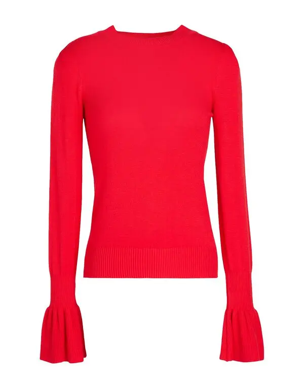 8 BY YOOX Knit Bell Sleeve Mock-neck Sweater