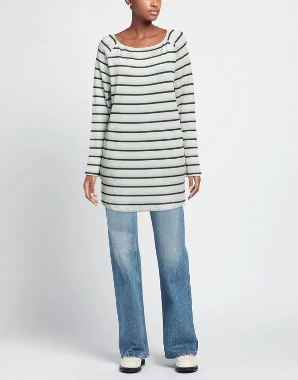 Patrizia Pepe Striped Knit Sweater