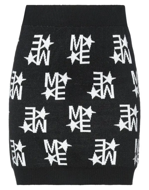 MARC ELLIS Knitted Mini Skirt - Black