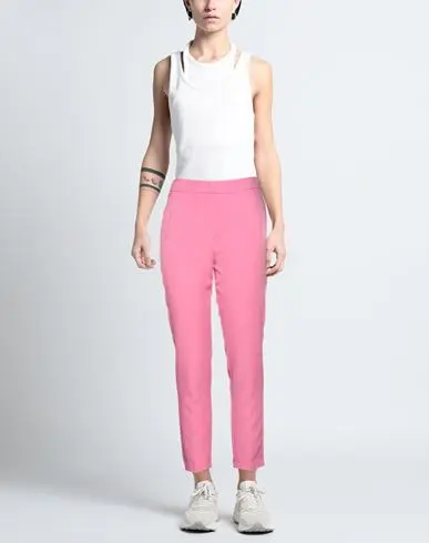 KONTATTO Tapered Crepe Pants - Pink