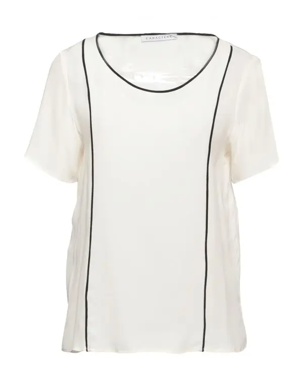 CARACTÈRE Crepe Top - White