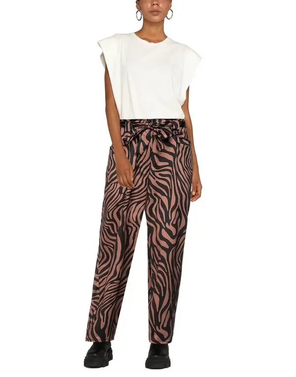 Relish Straight-leg Zebra-print Pants