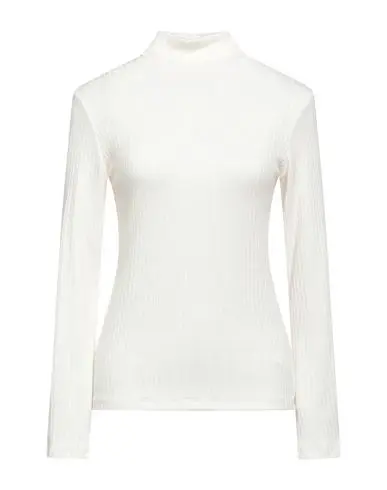 BERNA Turtleneck Top - White