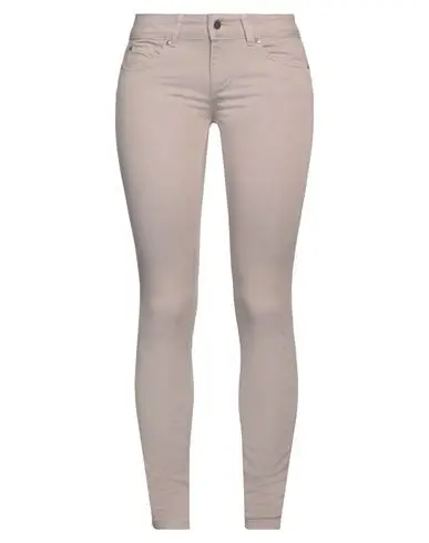 Liu Jo Gabardine Slim Leg Pants - Taupe