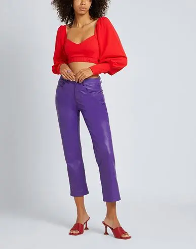 8 BY YOOX Crop Bishop Sleeve Top