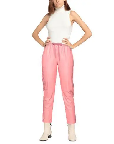 SEMICOUTURE Tapered Coated Pants - Pink