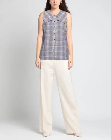 GANNI Shirt In Organic Cotton, Recycled Polyester, And Polyamide