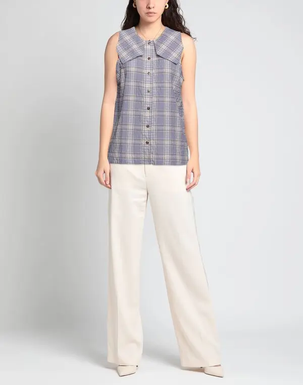 GANNI Shirt In Organic Cotton, Recycled Polyester, And Polyamide