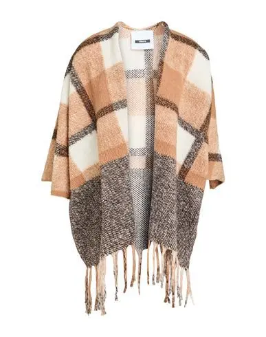 DIMORA Knitted Multicolor Pattern Cardigan - Beige