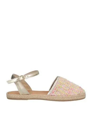 LEA-GU Tweed Espadrilles - Pink