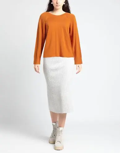 Alpha Studio Knitted Lightweight Sweater - Mandarin