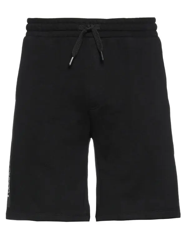 John Richmond Cotton Bermuda Shorts - Black