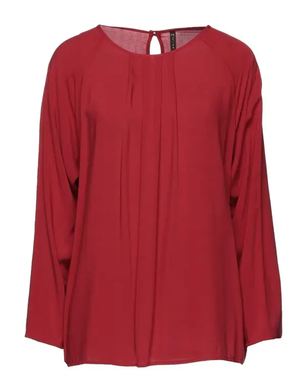 MANILA GRACE Pleated Woven Top