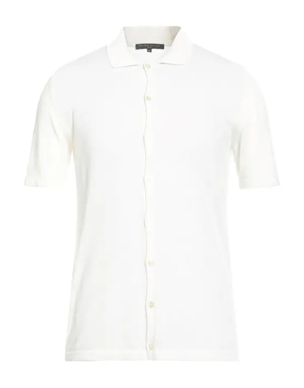 Brian Dales Cotton Knit Shirt - Off White