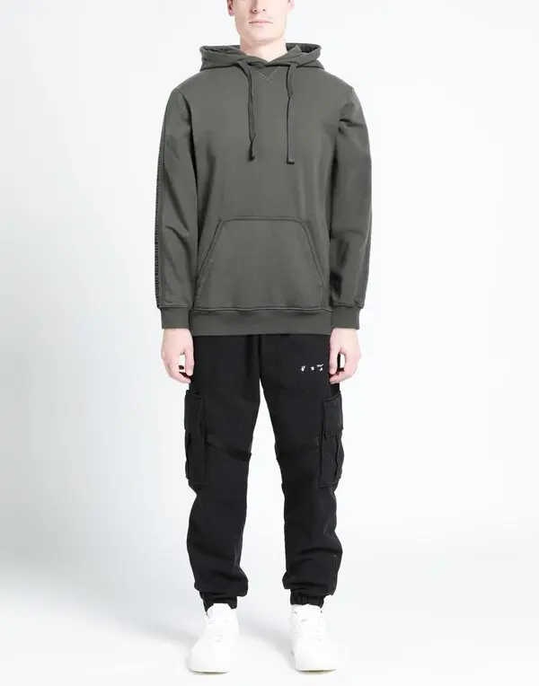 BIKKEMBERGS Sweatshirt Size Cotton, Elastane
