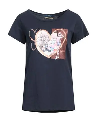 YES ZEE BY ESSENZA Printed Cotton Jersey T-shirt - Blue
